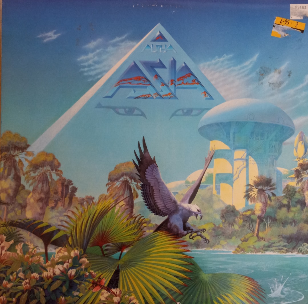 Asia, Alpha, Vintage Record Album, Vinyl LP, Classic Pop Rock Music ...