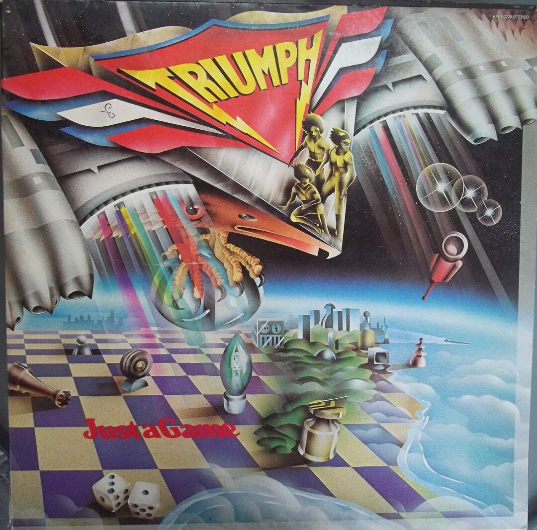 Triumph, Just a Game, Vintage Record Album, Vinyl LP, Classic Rock and ...