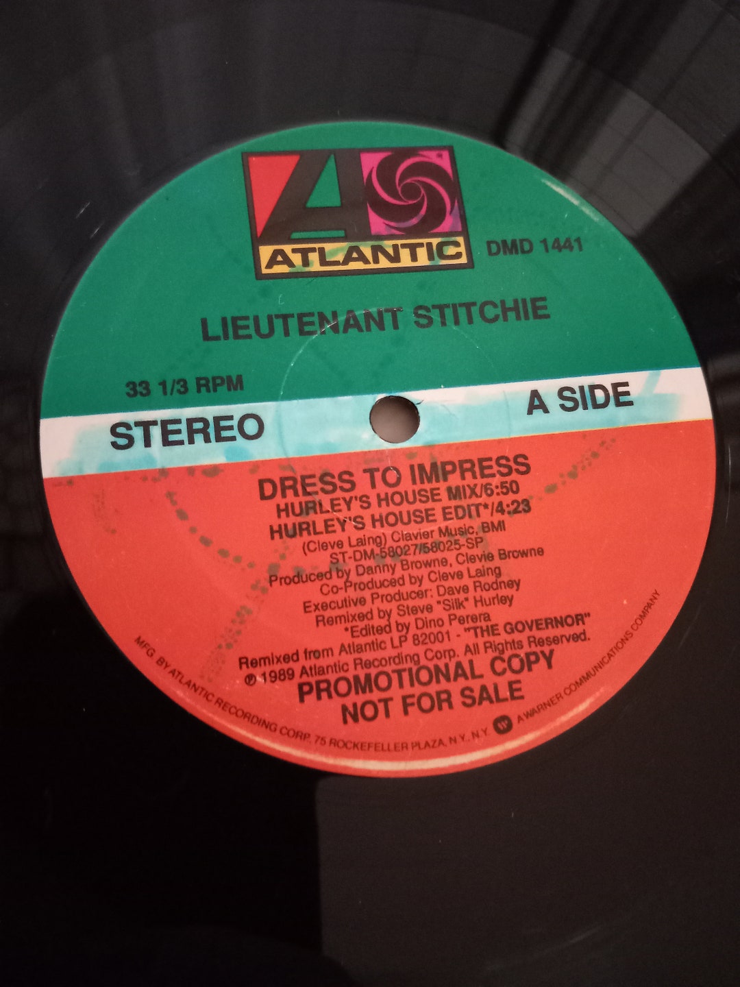 Lieutenant Stitchie, Dress to Impress, 12" Single Play Vintage Vinyl ...