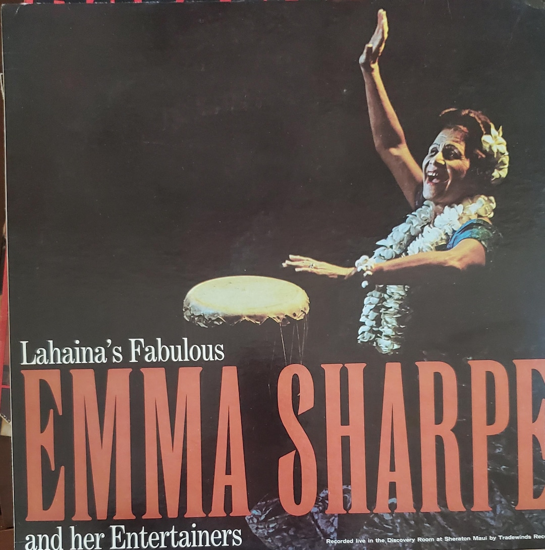 Lahaina's Fabulous Emma Sharpe and Her Entertainers, Vintage Vinyl ...