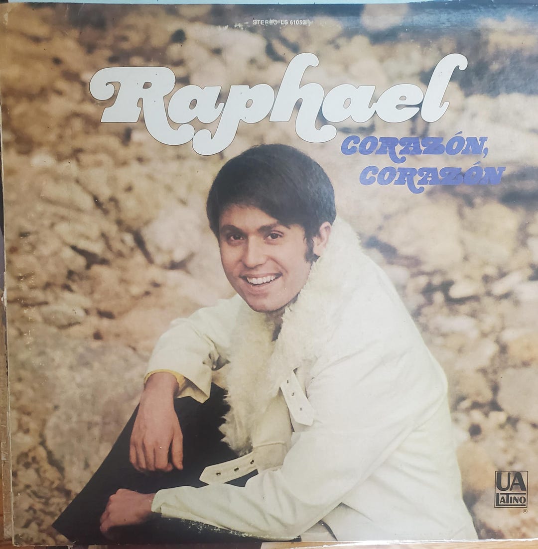 Raphael, Corazon Corazon, Vintage Vinyl Record, Classic Latin Pop ...