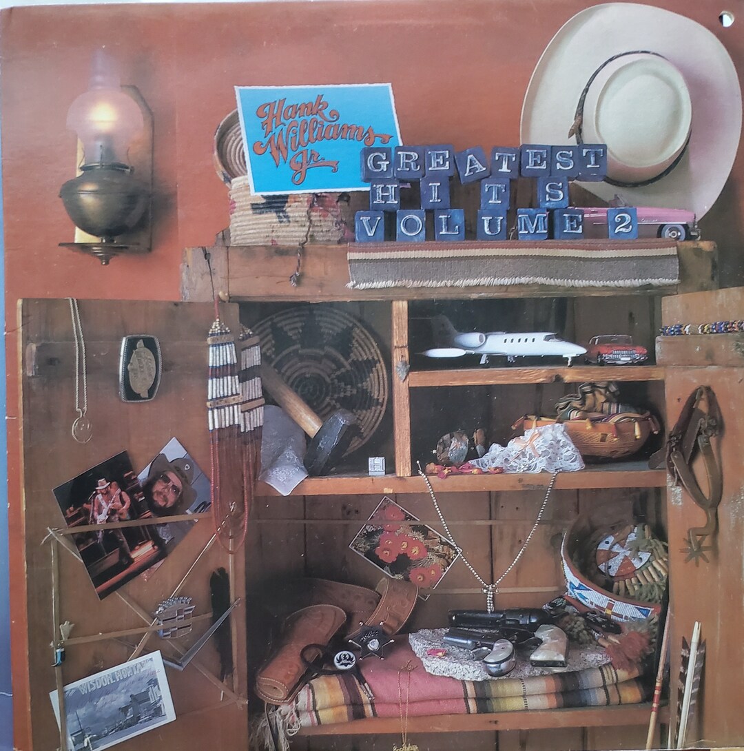 Hank Williams, Jr., Greatest Hits Vol 2, Vintage Record Album, Vinyl LP ...