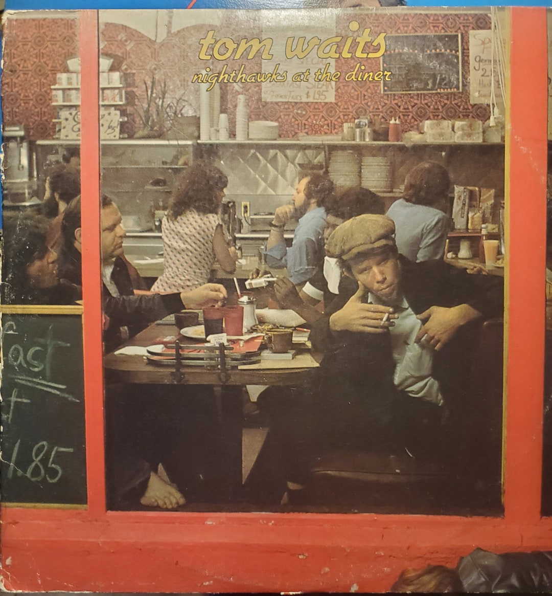 Tom Waits, Nighthawks at the Diner, Vintage Vinyl Record Album, Classic Blues Folk Music ...