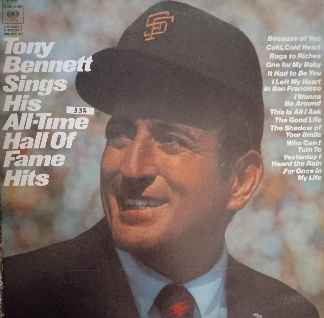Tony Bennett Sings His All-time Hall of Fame Hits Vintage - Etsy