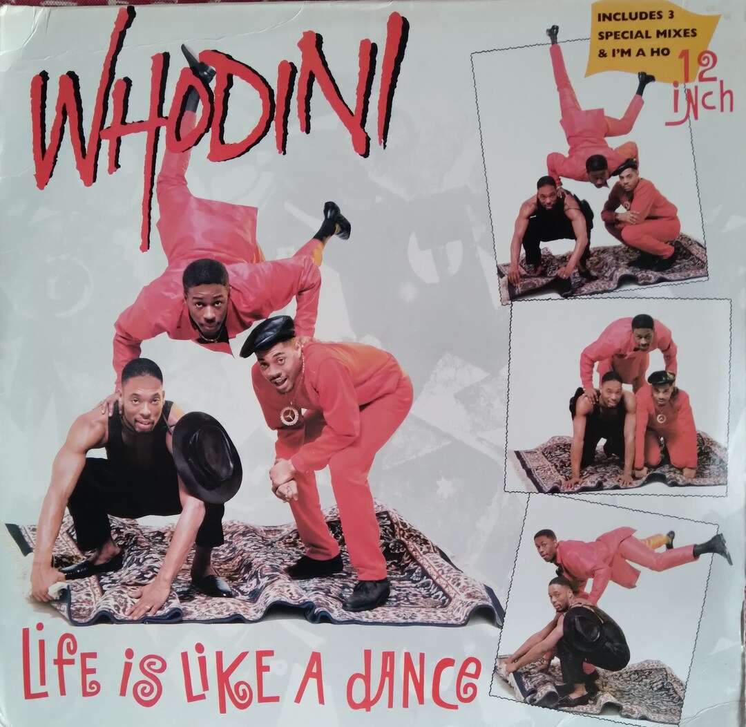 Whodini, Life is Like a Dance, I'm a Ho, RARE 12" Single Play Record ...