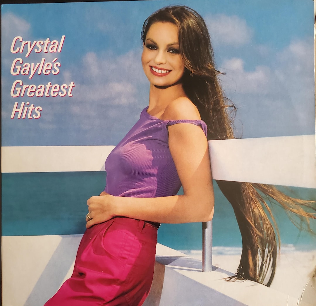 Crystal Gayle, Greatest Hits, Vintage Record Album, Classic Country ...
