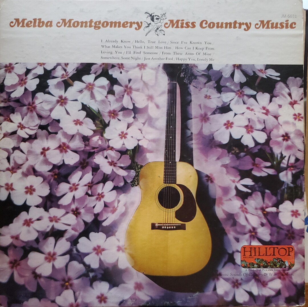 Melba Montgomery, Miss Country Music, Vintage Vinyl Record Album, RARE ...