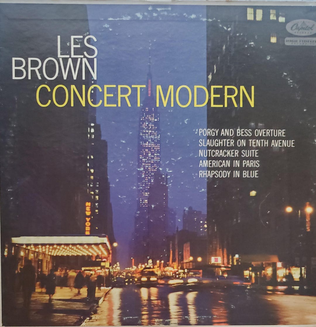 Les Brown and His Band of Renown, Concert Modern, Vintage Record Album ...