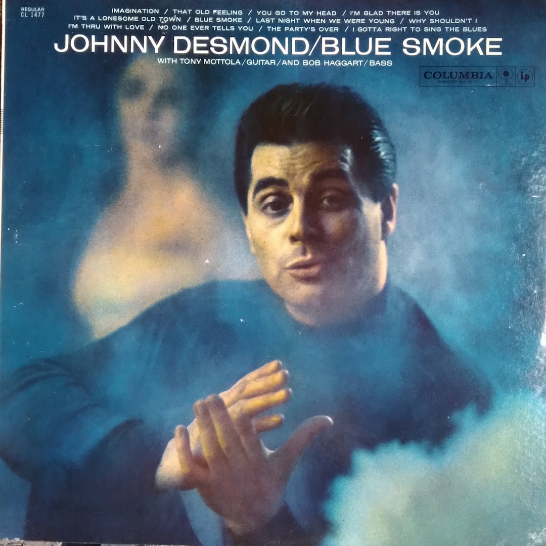 Johnny Desmond, Blue Smoke, Vintage Record Album, Vinyl LP, Classic ...