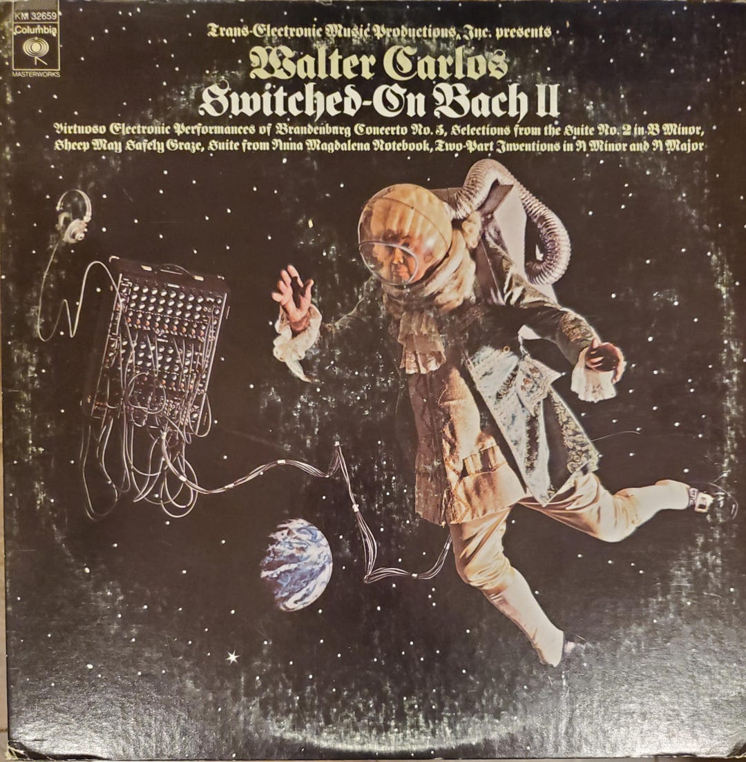 Walter (wendy) Carlos, Switched-on Bach II, Vintage Record Album, Vinyl ...