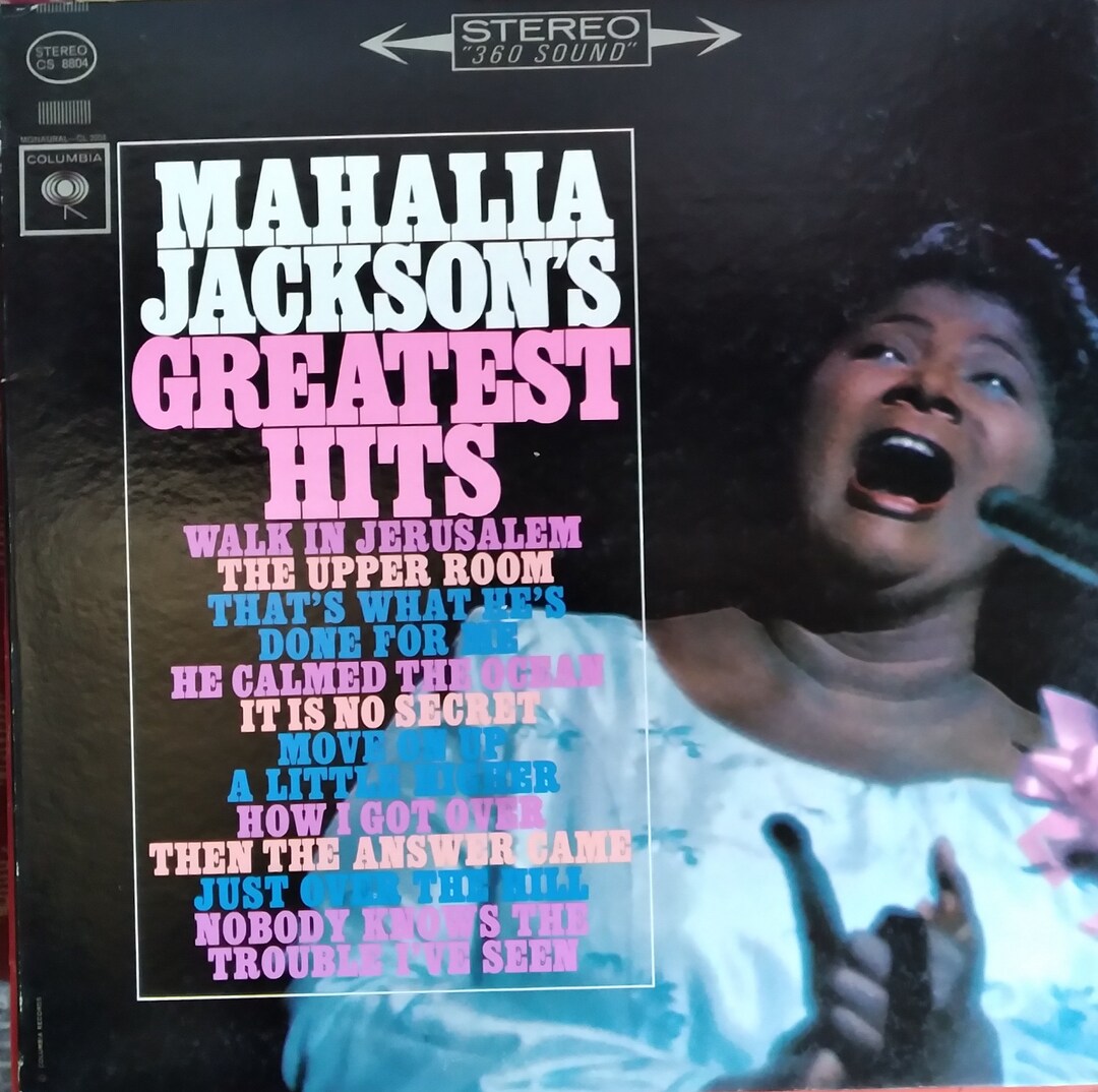 Mahalia Jackson, the World's Greatest Gospel Singer, Vintage Record ...