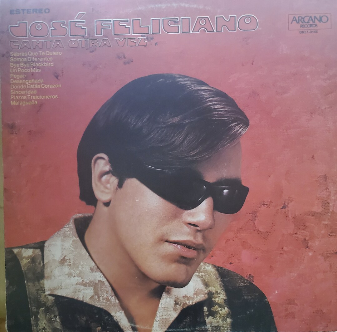 Jose Feliciano, Canta Otra Vez, Vintage Record Album, Vinyl LP, Classic ...