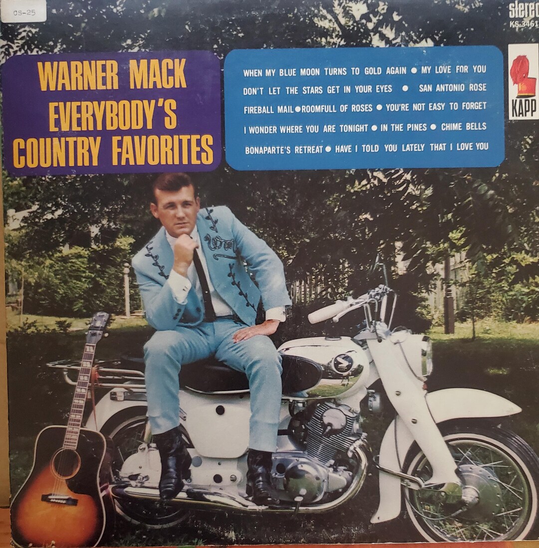 Warner Mack, Everybody's Country Favorites, Vintage Vinyl Record Album ...