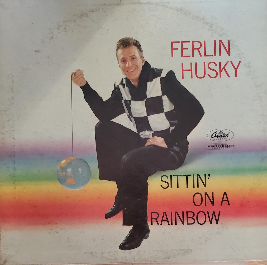 Ferlin Husky, Sittin' on a Rainbow, Vintage Record Album, Vinyl LP ...