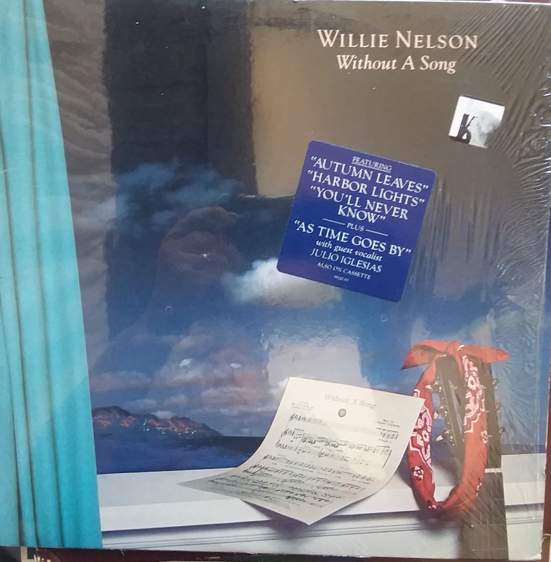 Willie Nelson, Without a Song, Vintage Record Album, Vinyl LP, Classic ...
