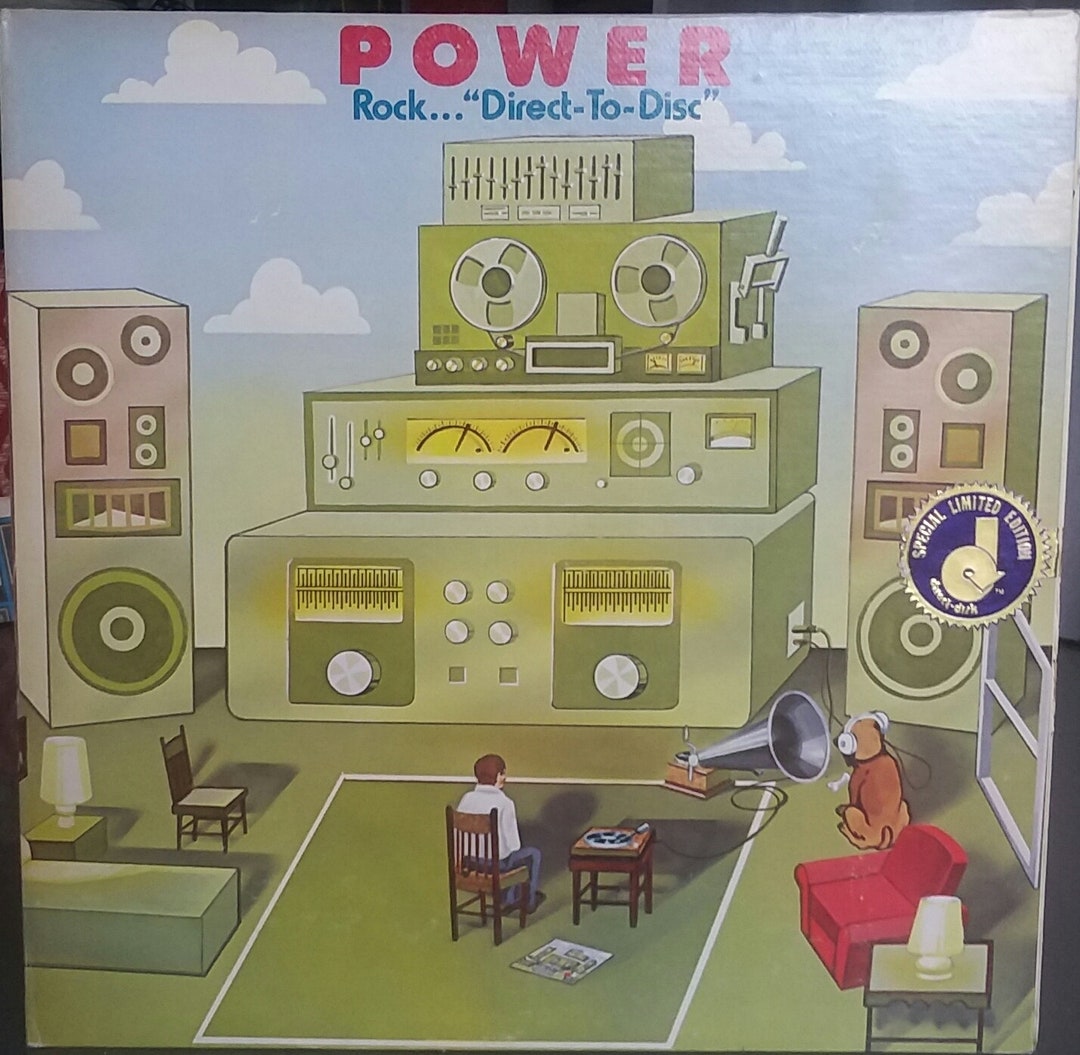 Power Rock Direc to Disc, Vintage Record Album, Vinyl LP, Classic Rock ...