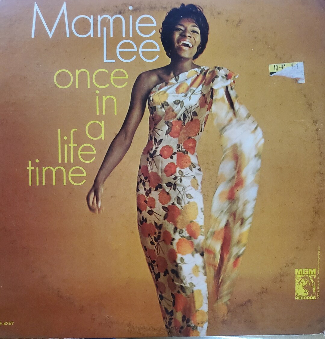 Mamie Lee, Once in a Life Time, Vintage Vinyl Record Album, Classic ...