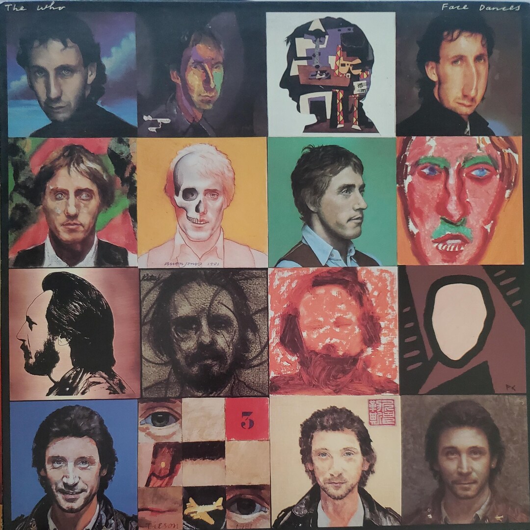 The Who, Face Dances, Vintage Record Album, Vinyl LP, Classic Rock ...