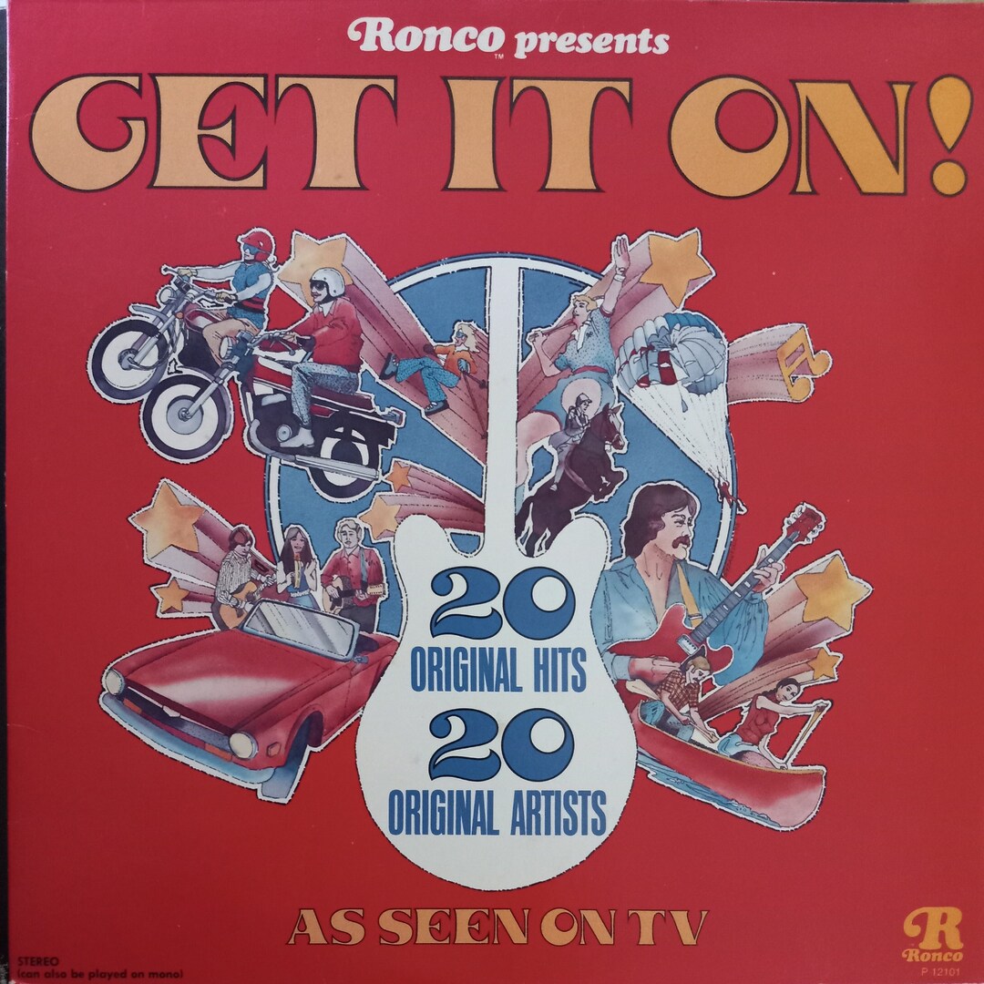 Get It On Ronco Present as Seen on TV, Vintage Vinyl Record Album ...