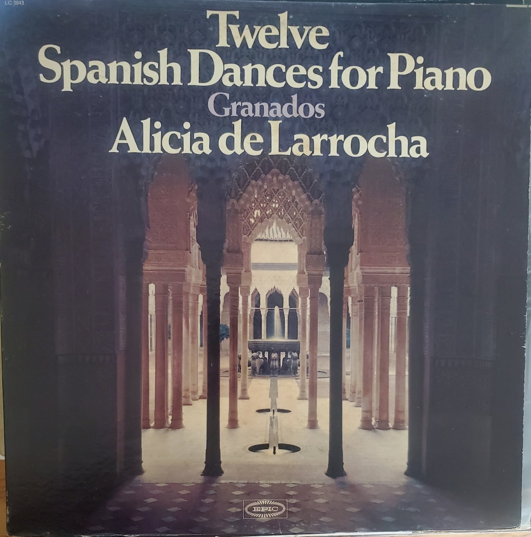 Alicia De Larrocha, Twelve Spanish Dances for Piano, Grandos, Vintage ...