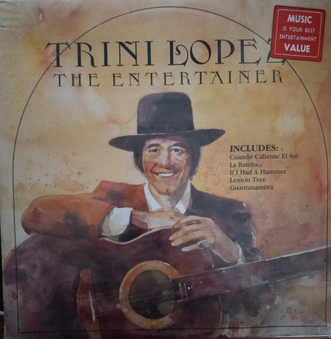 Trini Lopez, the Entertainer, RARE MINT Still Sealed, Vintage Record ...