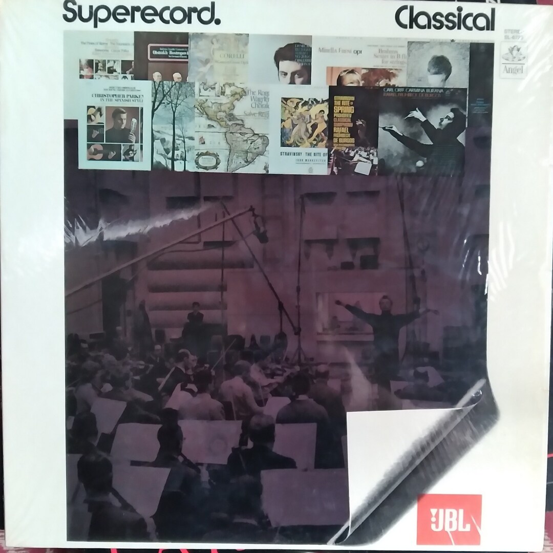 JBL Superecord Classical, Vintage Record Album, Vinyl LP, Classic Promo ...