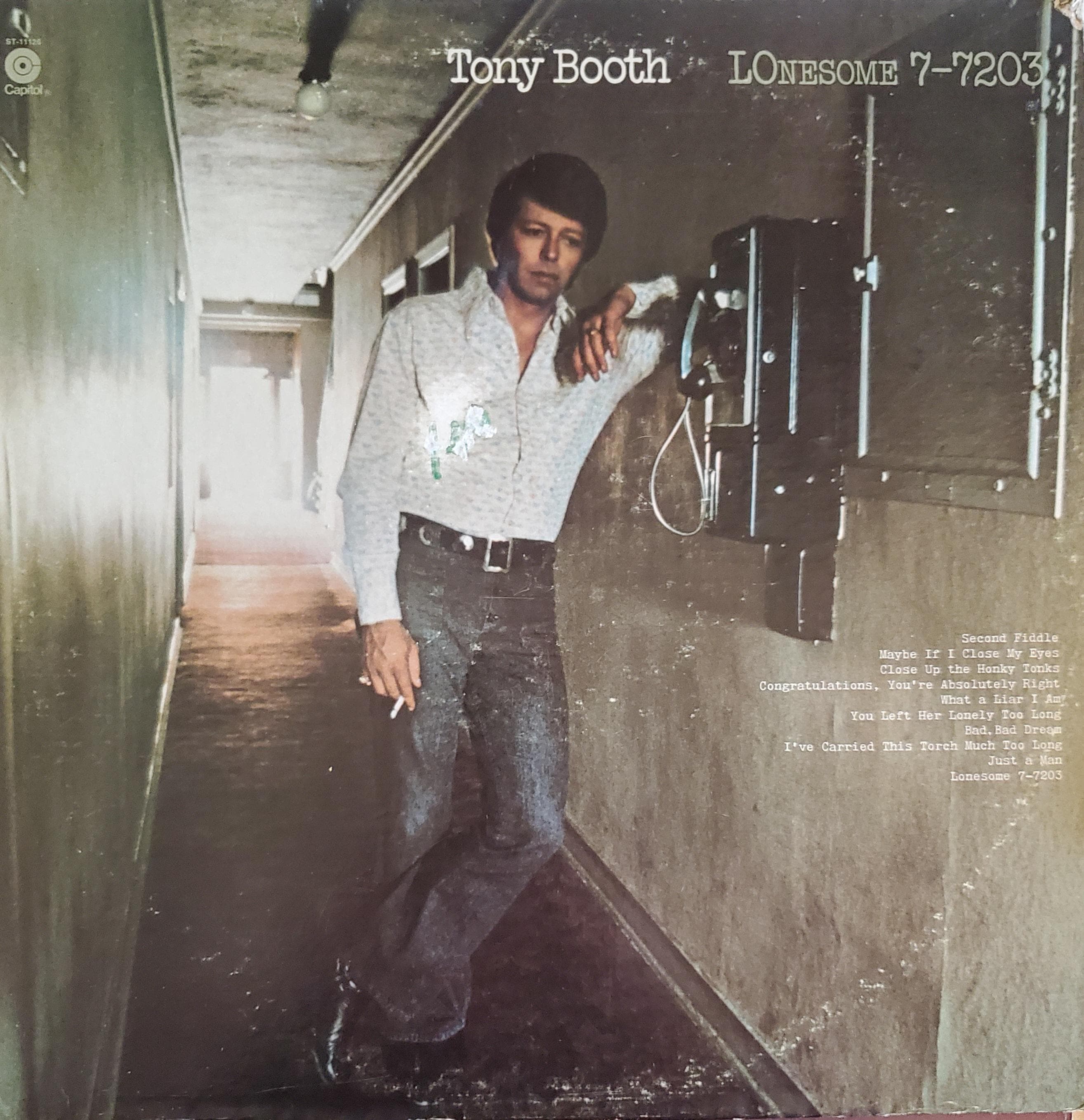 Tony Booth, Lonesome 7-7203, Vintage Vinyl Record Album, Classic ...