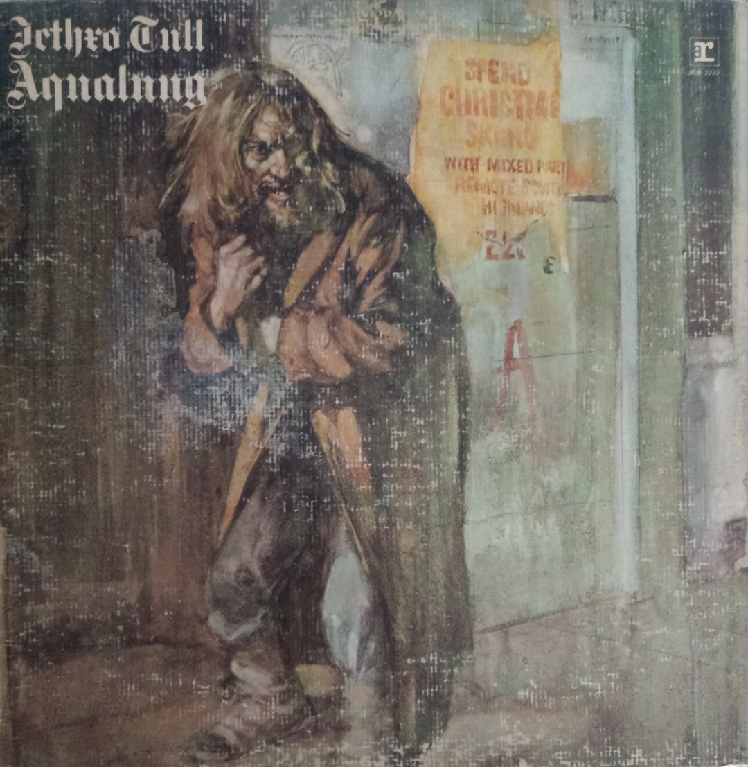 Jethro Tull, Aqualung, Vintage Record Album, Vinyl LP, Classic ...