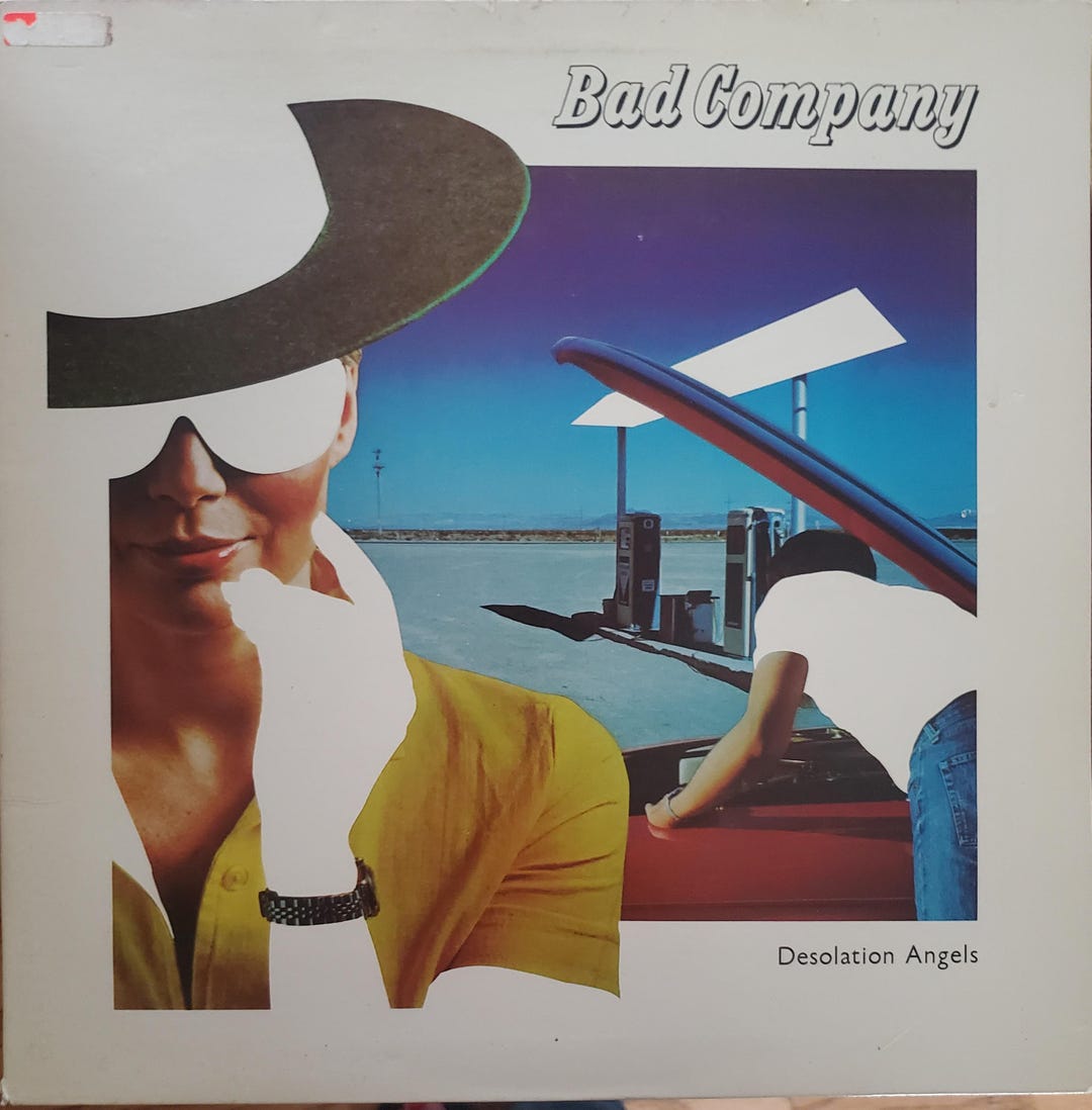Bad Company, Desolation Angels, Vintage Record Album, Vinyl LP, Classic ...