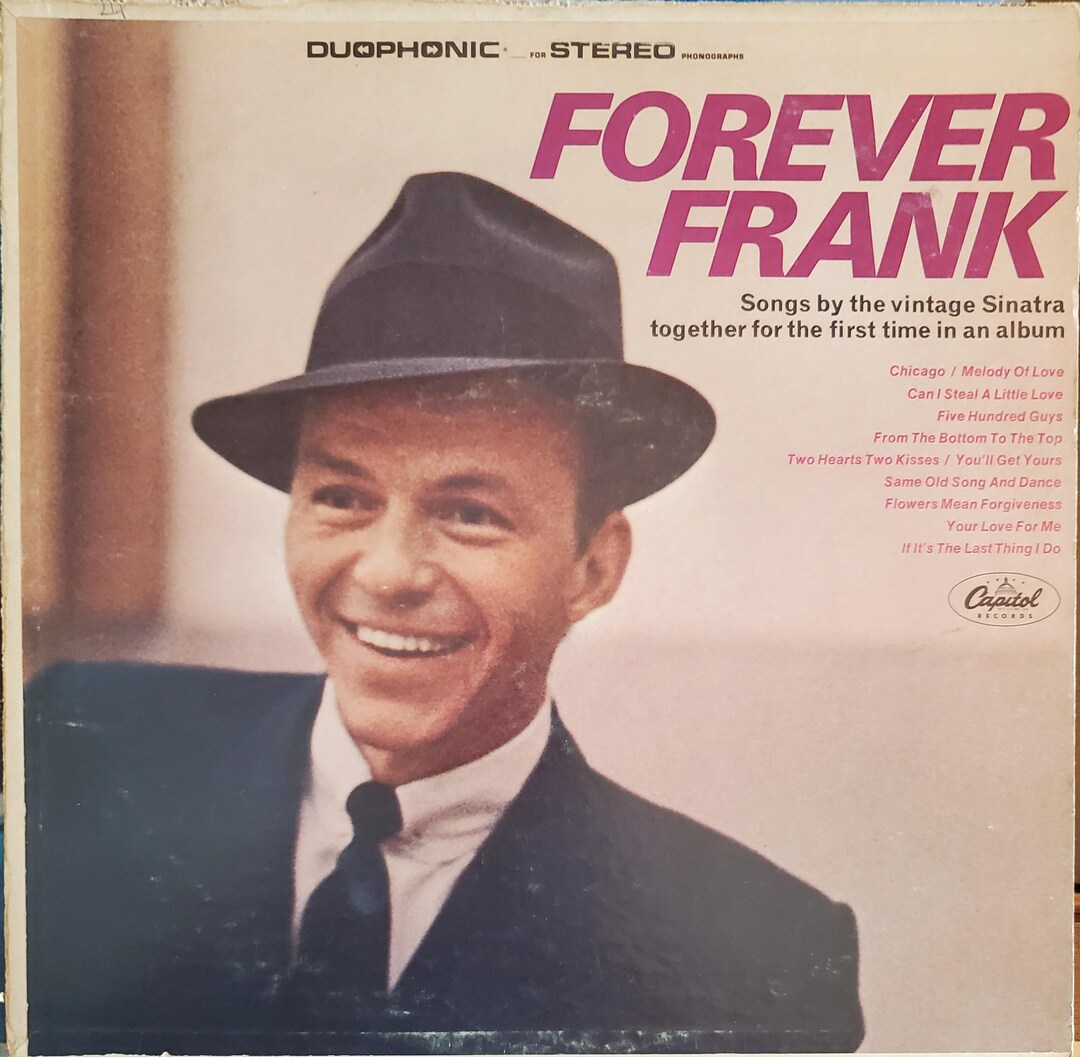 Frank Sinatra, Forever Frank, Vintage Vinyl Record Album, Classic Jazz Big Band Music, American ...