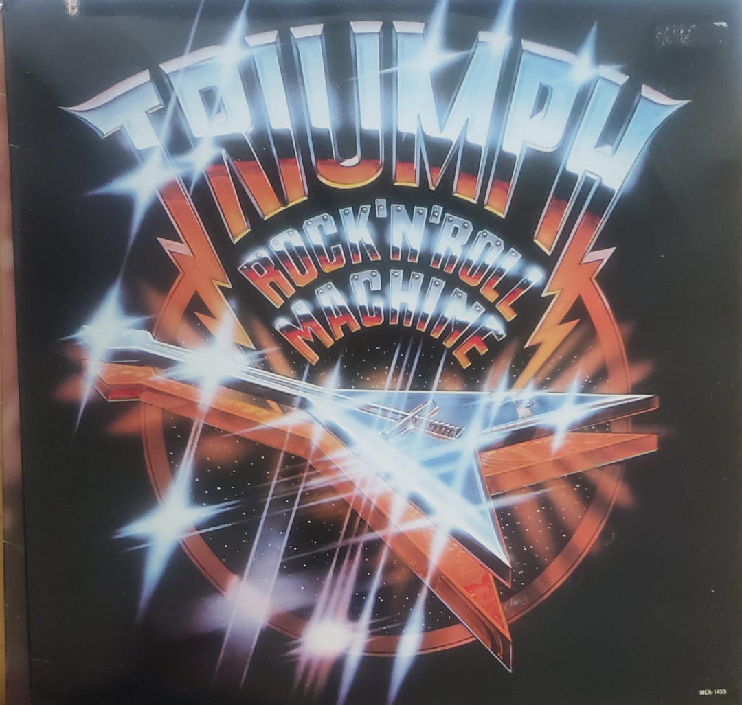 Triumph, Rock 'n' Roll Machine, Vintage Record Album, Vinyl LP, Classic ...