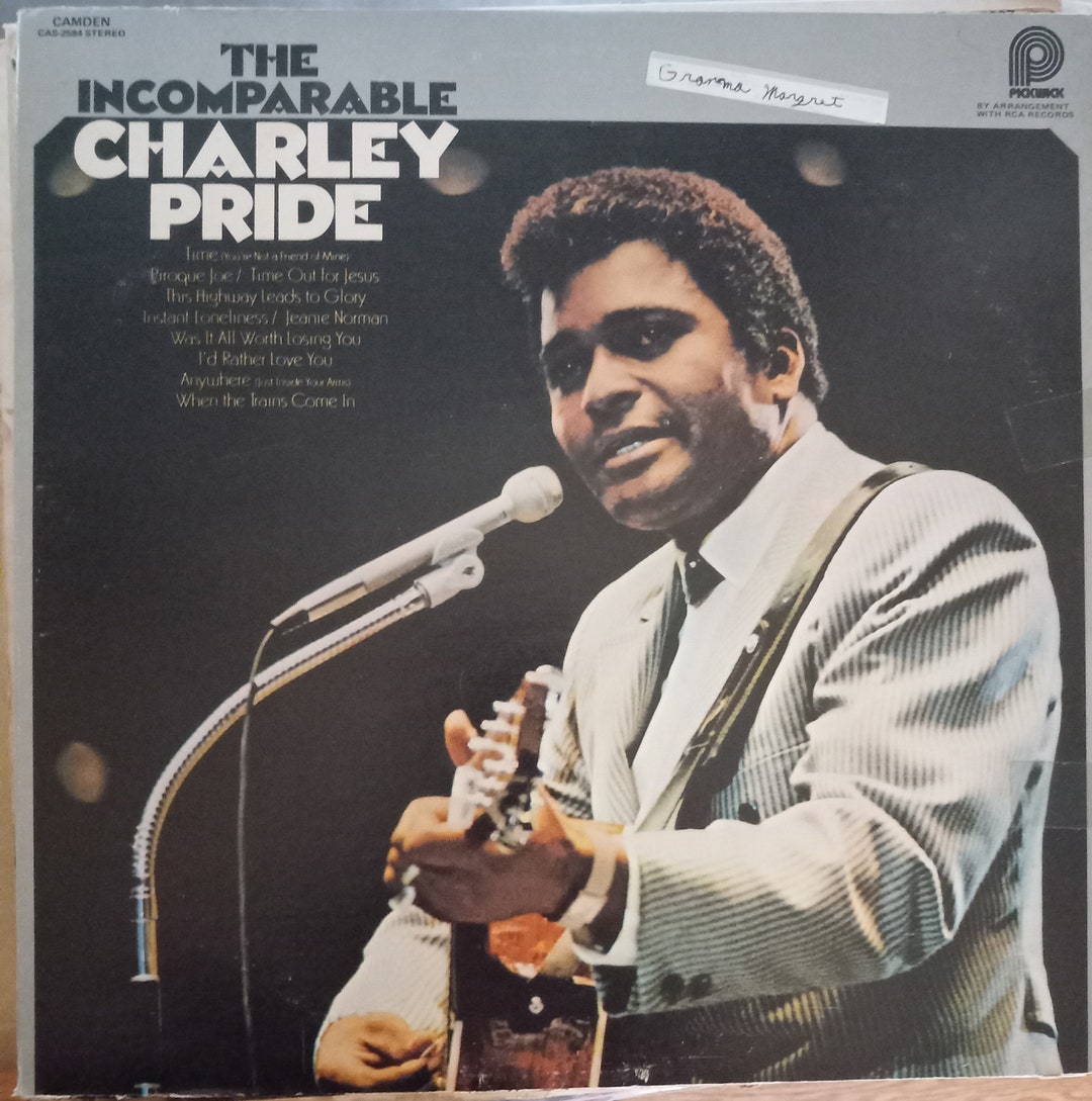 Charley Pride, the Imcoparable, Vintage Record Album, Vinyl LP, Classic ...