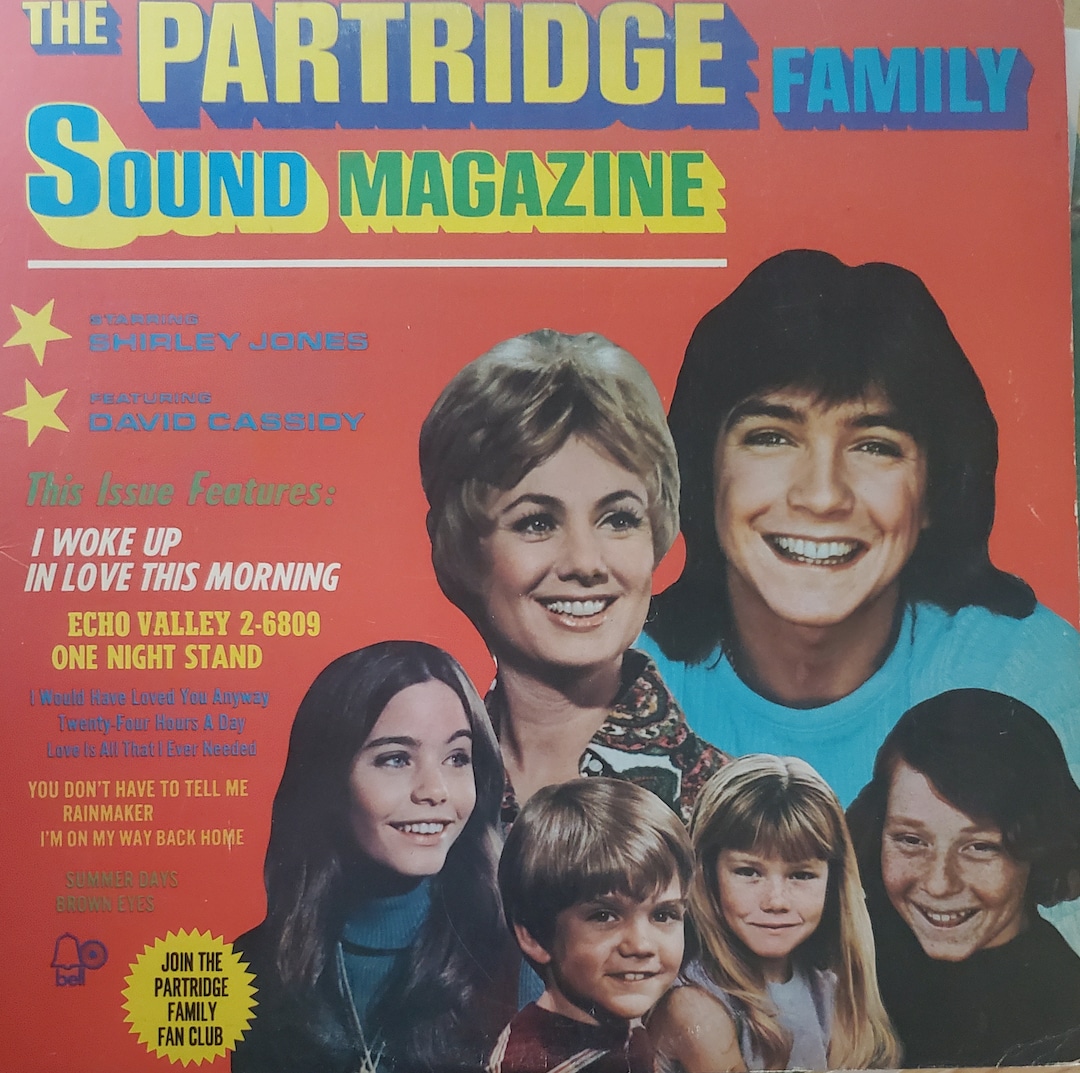 The Partridge Family, Sound Magazine, Vintage Record Album, Vinyl LP ...