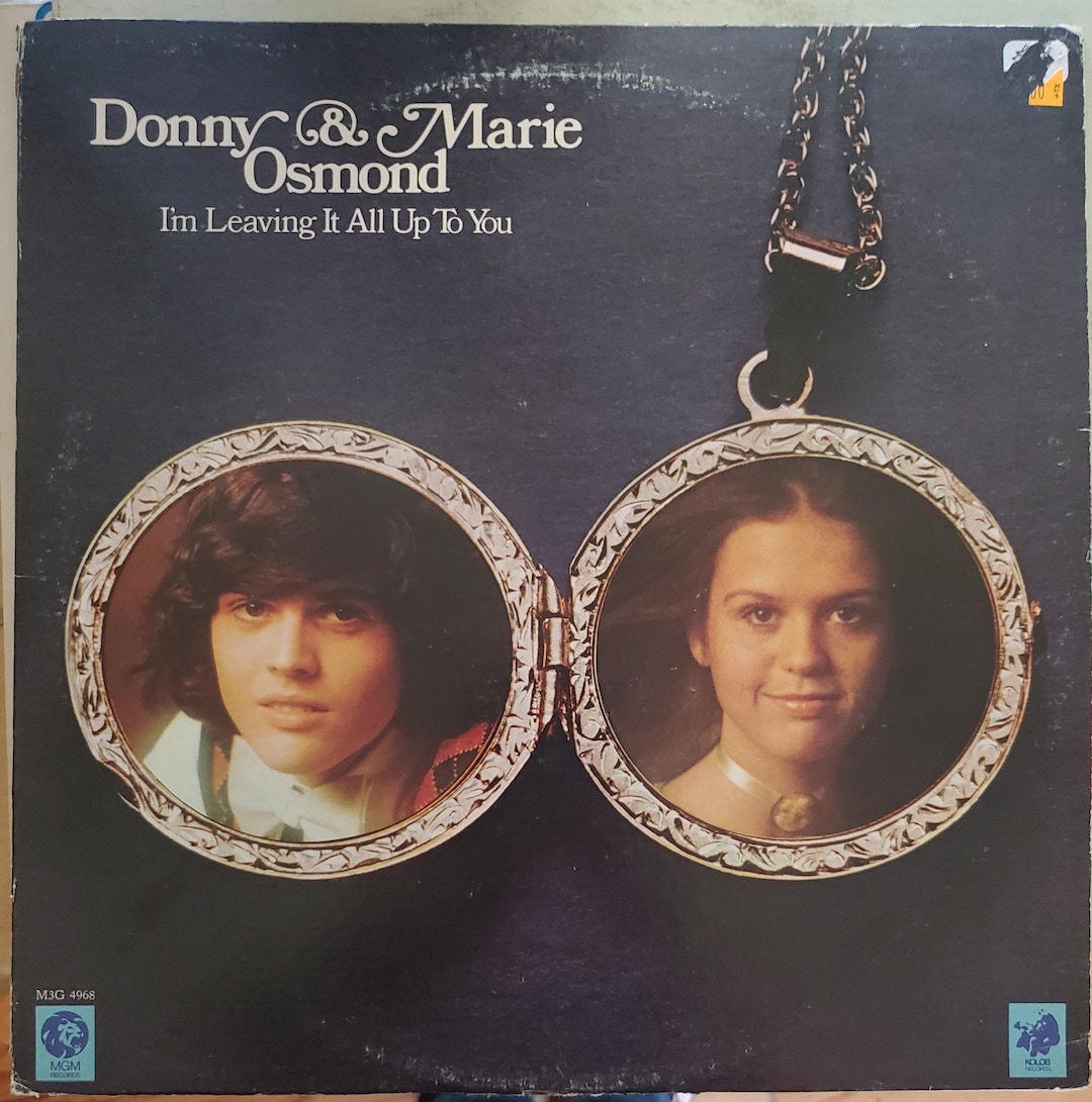 Donny and Marie Osmond, I'm Leaving It All up to You, Vintage Vinyl Record Album, Classic Pop ...