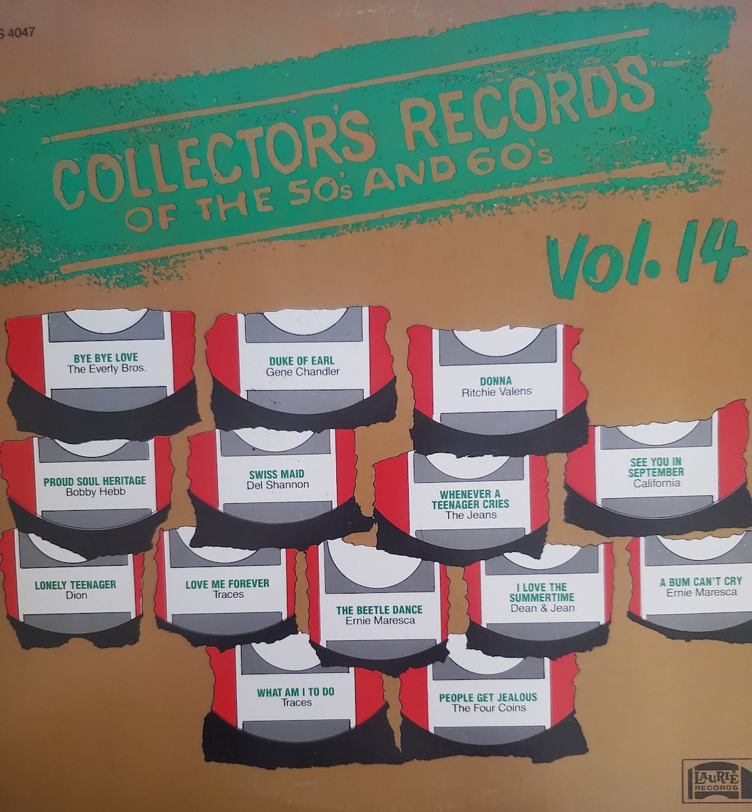 Collector's Records of the 50's and 60's YOUR CHOICE Vintage Record ...