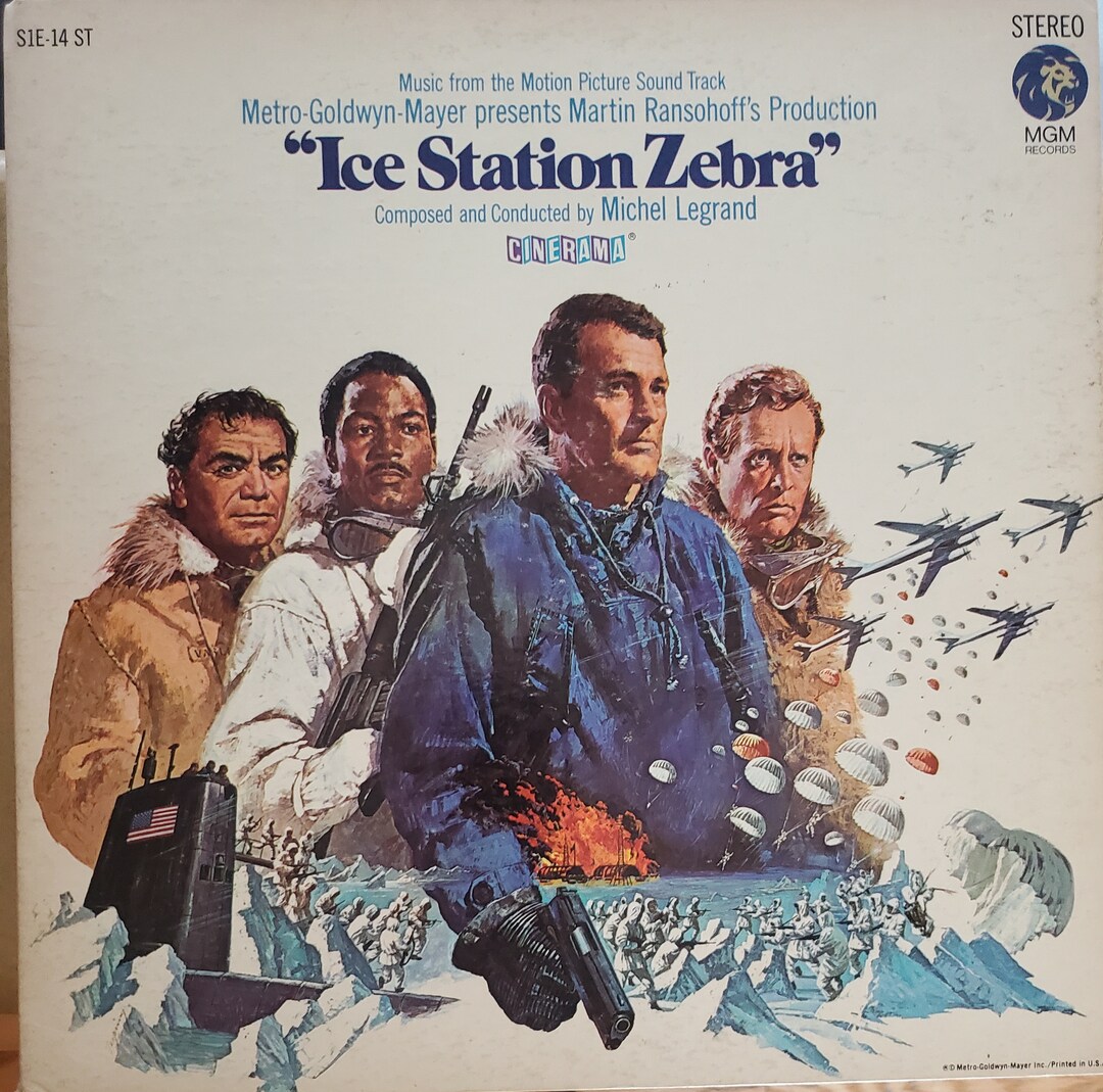 Ice Station Zebra, Original Movie Soundtrack, Michel Legrand, Vintage ...