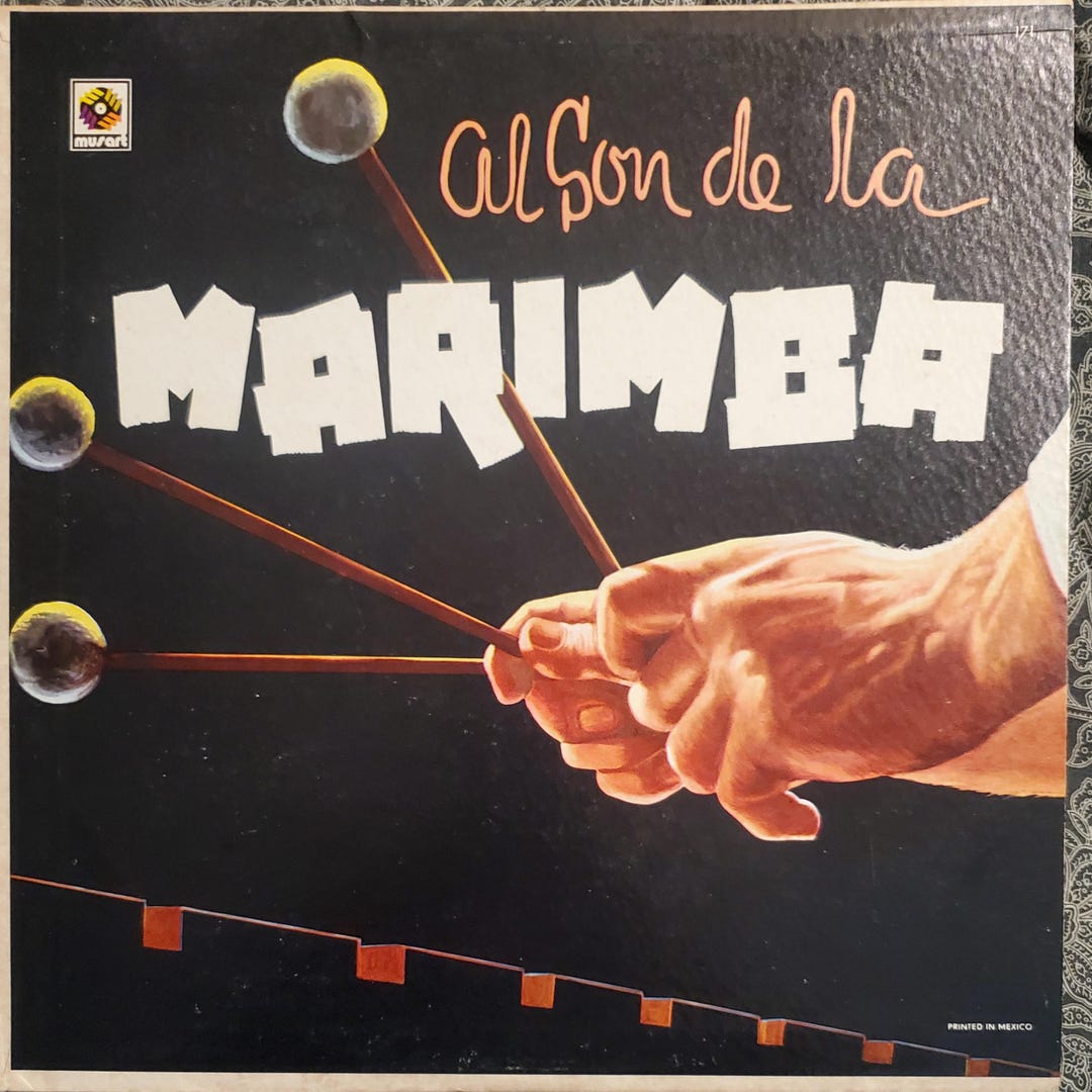 Marimba Chiapas, Al Son De La Marimba, Vintage Record Album, Vinyl LP ...