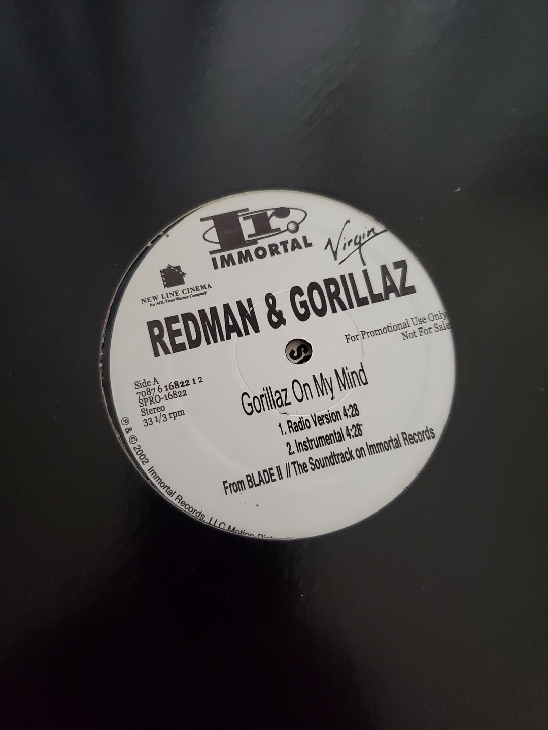 Redman & Gorillaz, Gorillaz on My Mind, 12 Inch Single DJ Club Radio ...