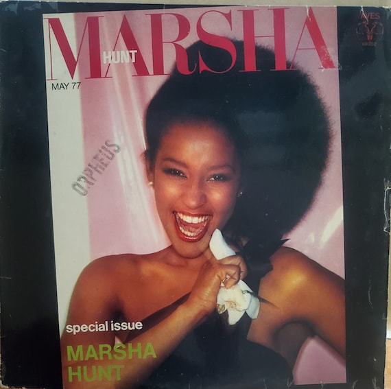 Marsha Hunt Model Buy Marsha Hunt, May 77, Vintage Vinyl Record Album,