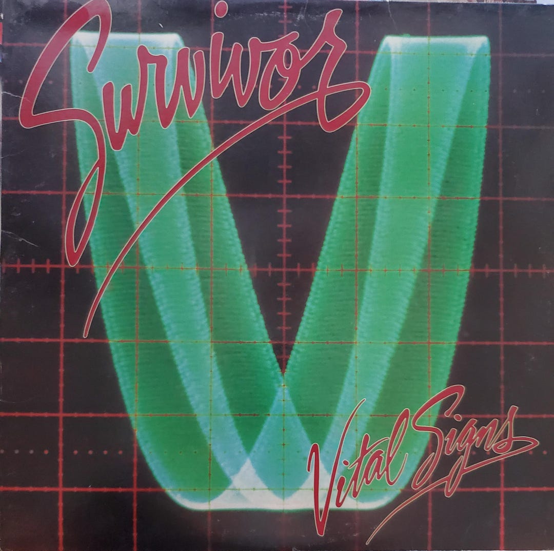 Survivor, Vital Signs, Vintage Record Album, Vinyl LP, Classic Pop Rock ...