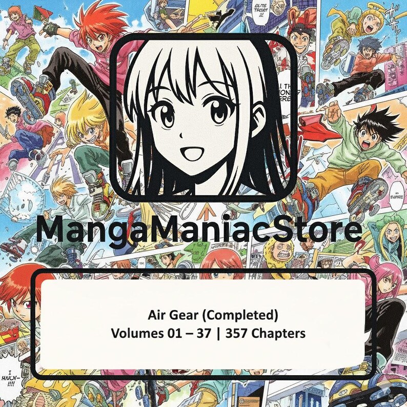 Air Gear Volumes 01 – 37, 357 Chapters Completed - Etsy