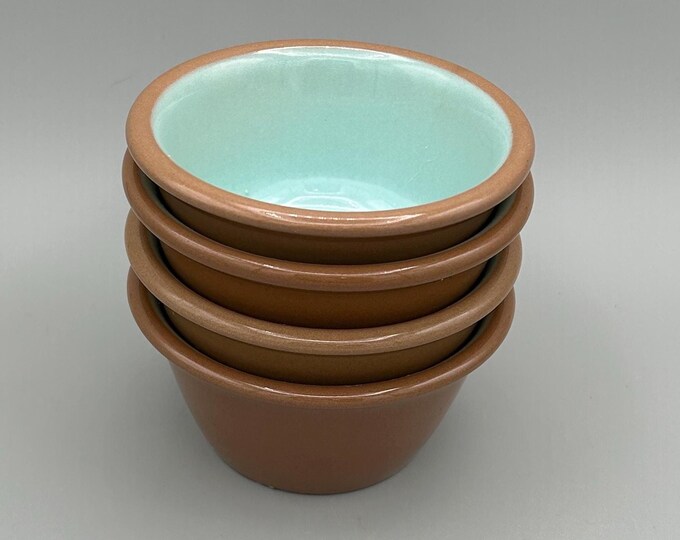 Chateau Buffet Custard Cups. Set of 4. Taylor Smith & Taylor. Cinnamon ...