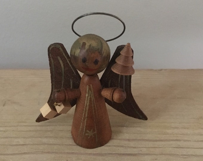Vintage Wooden Angel. Feri. Made in Italy. - Etsy