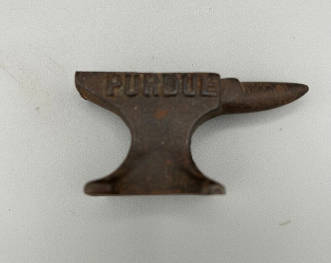Miniature Cast Iron Anvil. Purdue. - Etsy