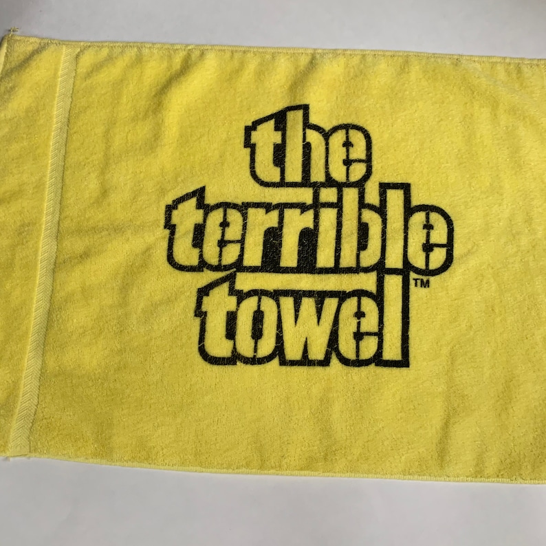 Original the Terrible Towel. Vintage St. Mary's Version. Gimbel's ...