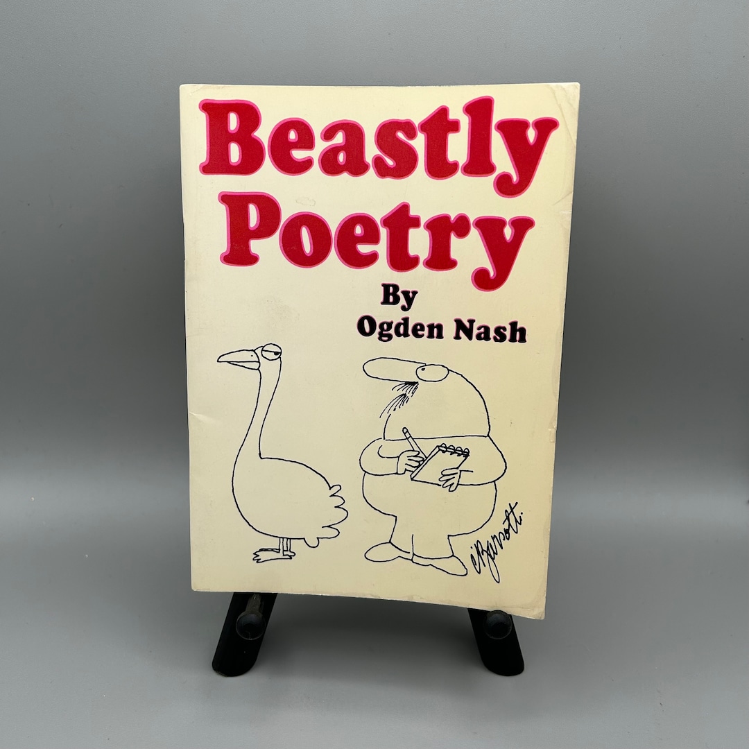 Beastly Poetry. by Ogden Nash. 1960s Hallmark Cards. - Etsy