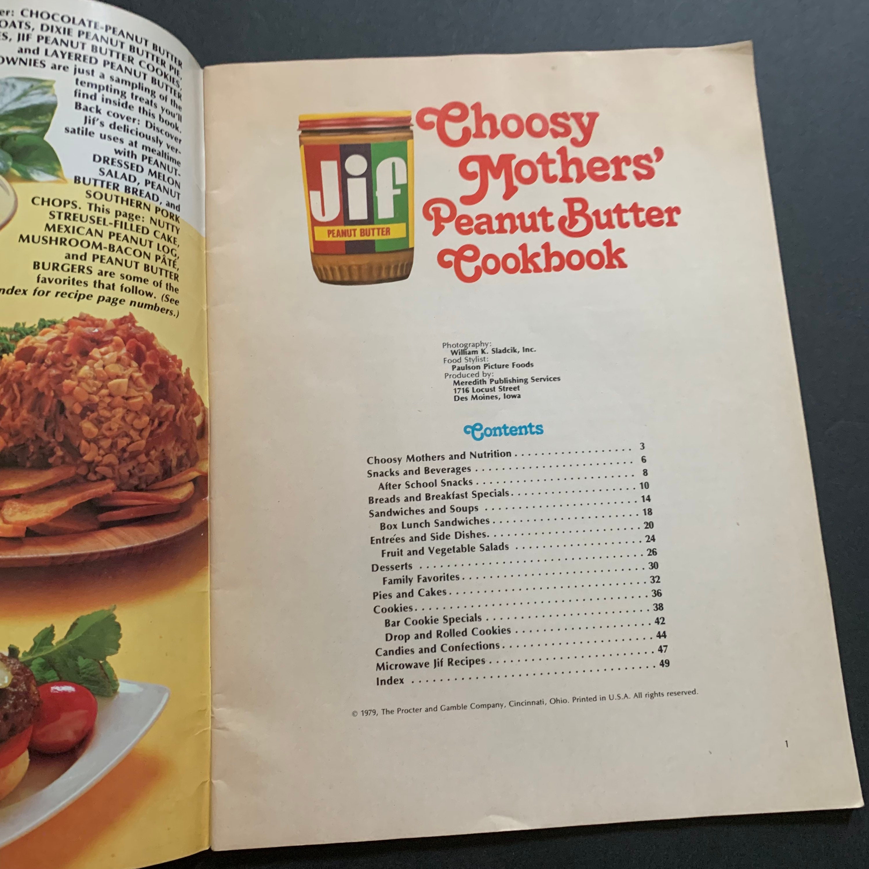 Vintage Jif Cookbook. Choosy Mothers' Peanut Butter - Etsy