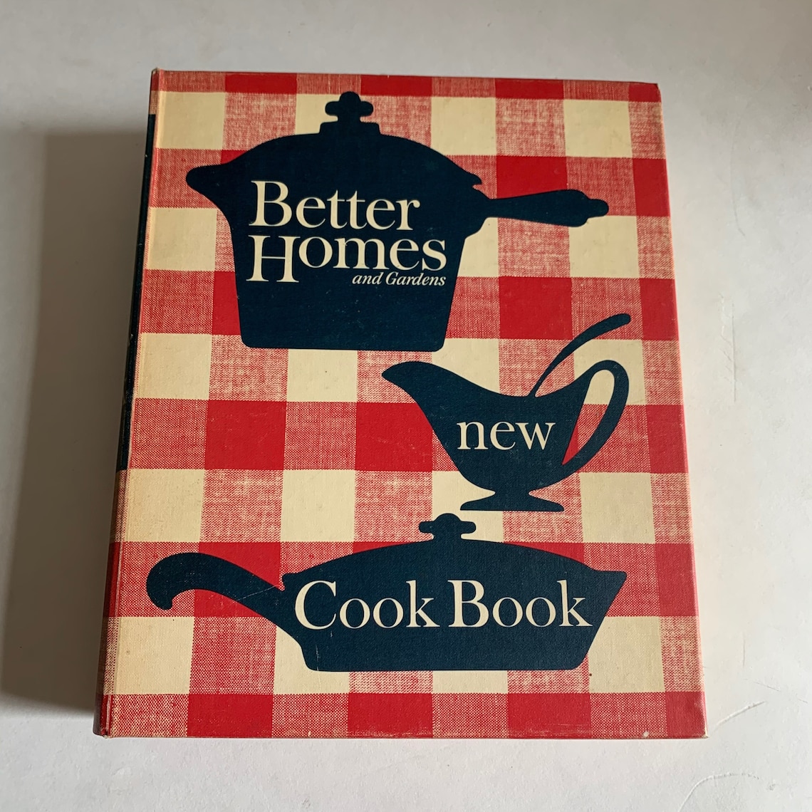 Better Homes and Gardens New Cook Book. Red Plaid Cookbook. | Etsy