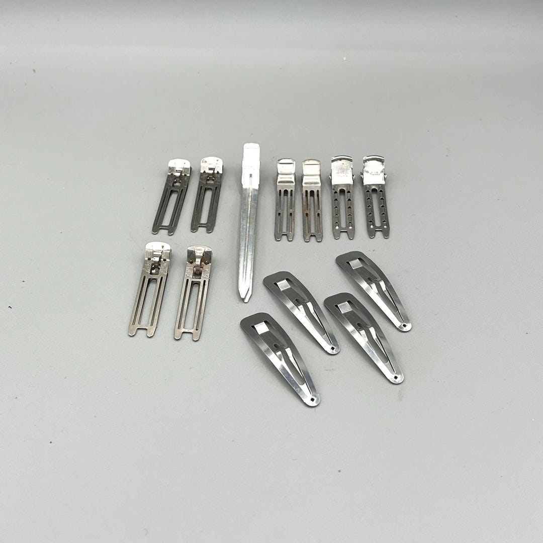 Vintage Metal Hair Clips, Lot of 13 Various Brands. Lady Ellen, Goody ...