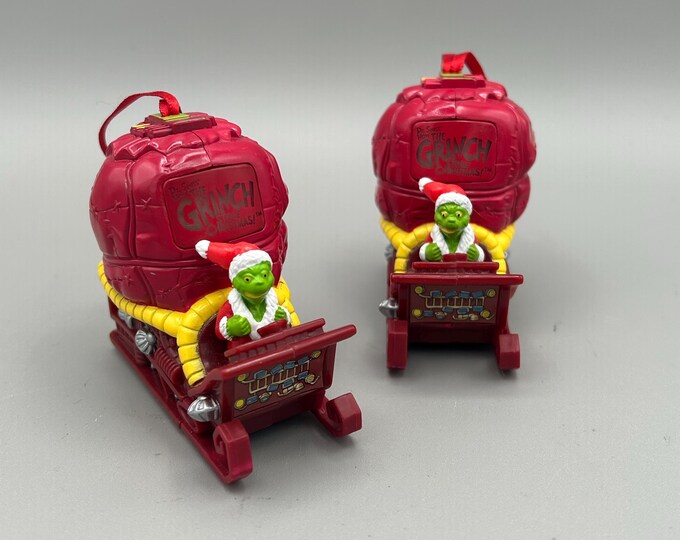 How the Grinch Stole Christmas Ornaments. Pair of 2. - Etsy